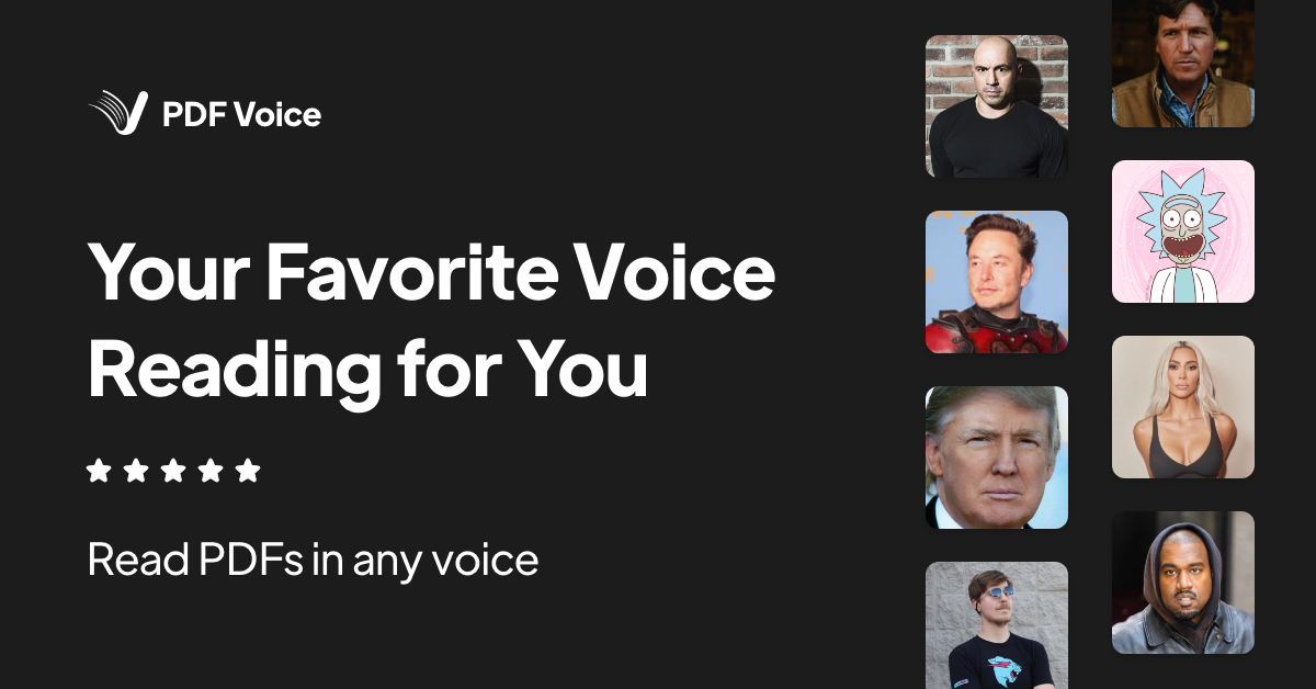 PDF Voice | Read PDFs with any AI voice